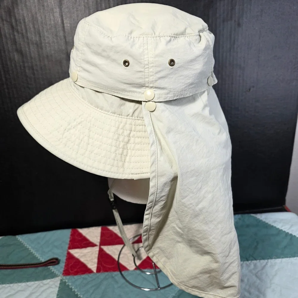 Palmyth | Accessories | Palmyth Mosquito Net Hat Beige Convertible Sun ...